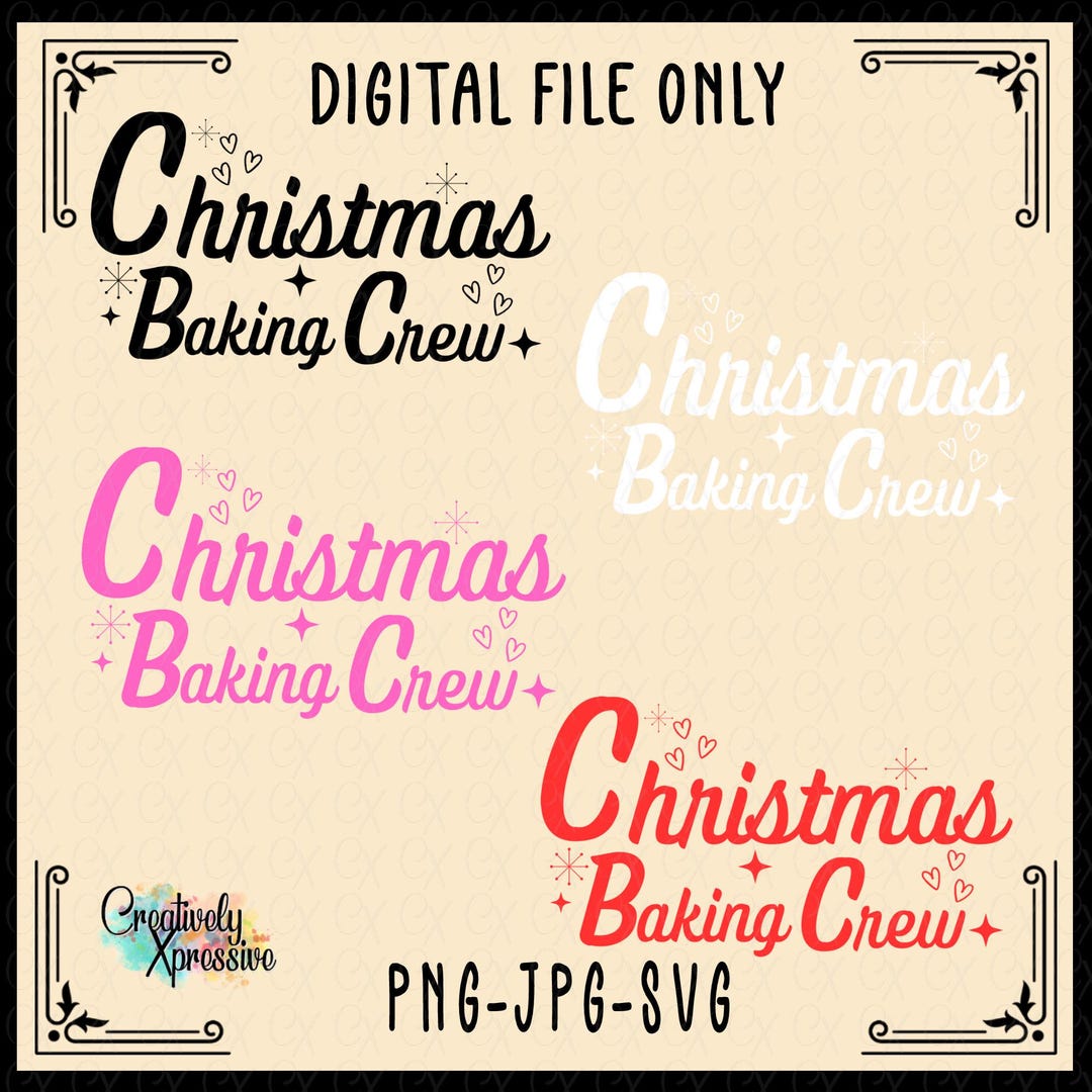 Christmas Baking SVG PNG, Christmas Apron SVG, Holiday Baking Svg ...