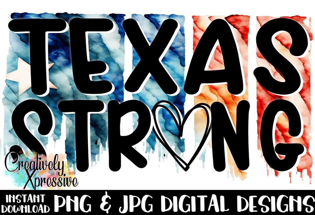 Texas Strong, Texas Strong Png, Greg Abbott, Sublimation, TX Strong ...