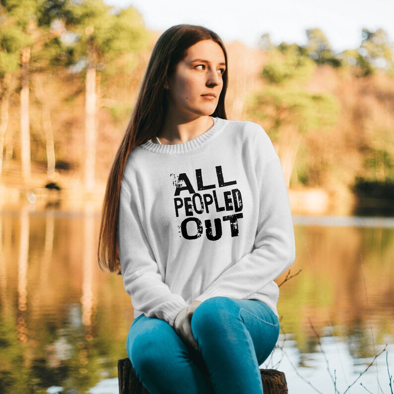 All Peopled Out SVG PNG, Nope Not Today Svg, Grunge Life Svg, Not ...
