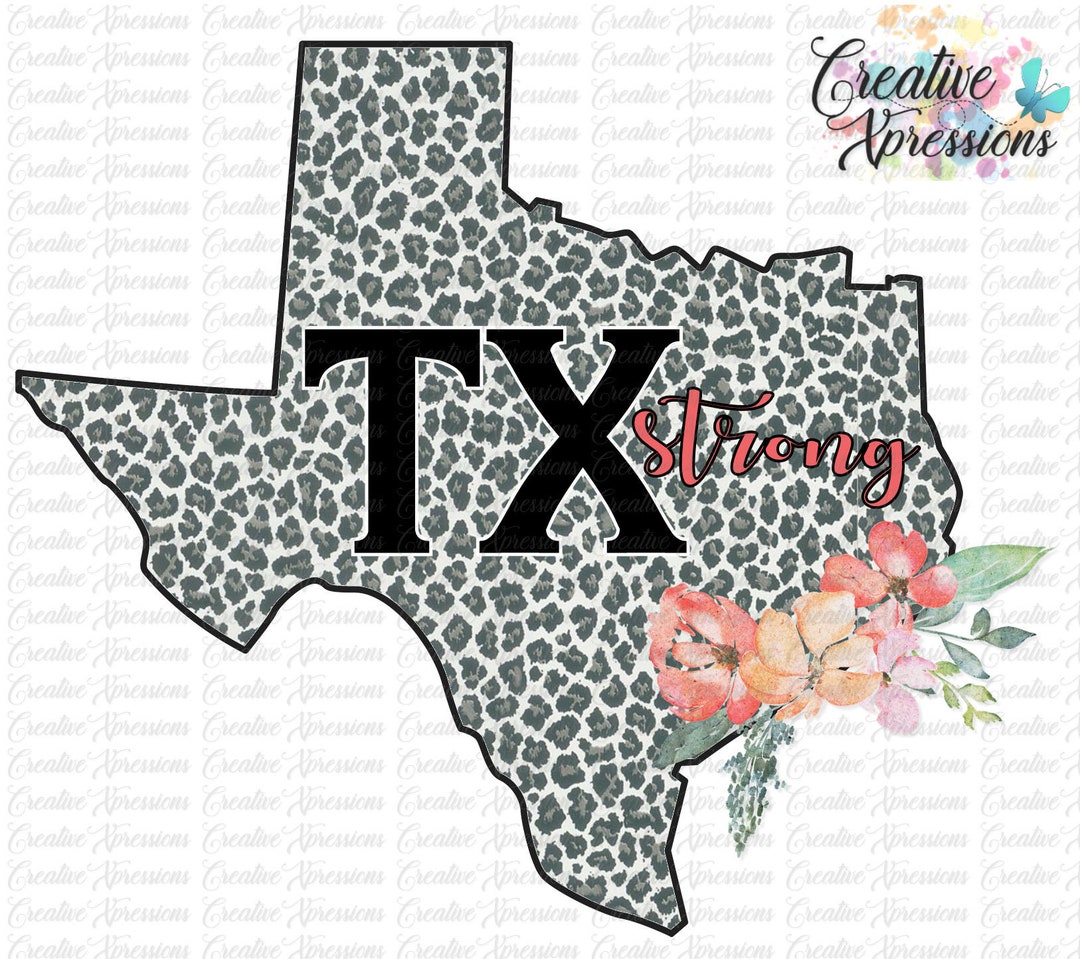 Texas Leopard Sublimation Design, Digital Download, Png Jpg Instant ...