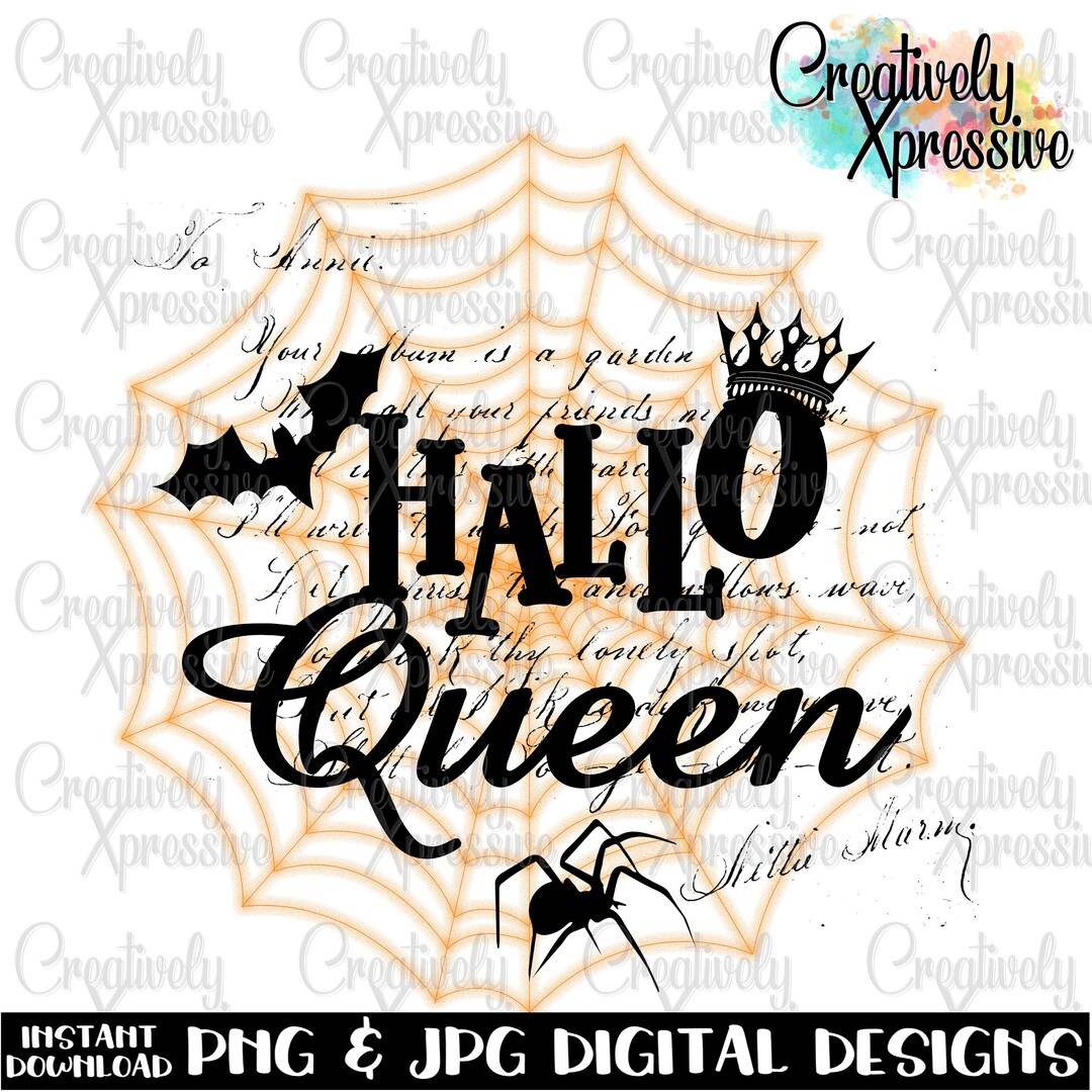 Halloqueen, Halloween Sublimation, October 31st, Scary Sublimation, Mom ...