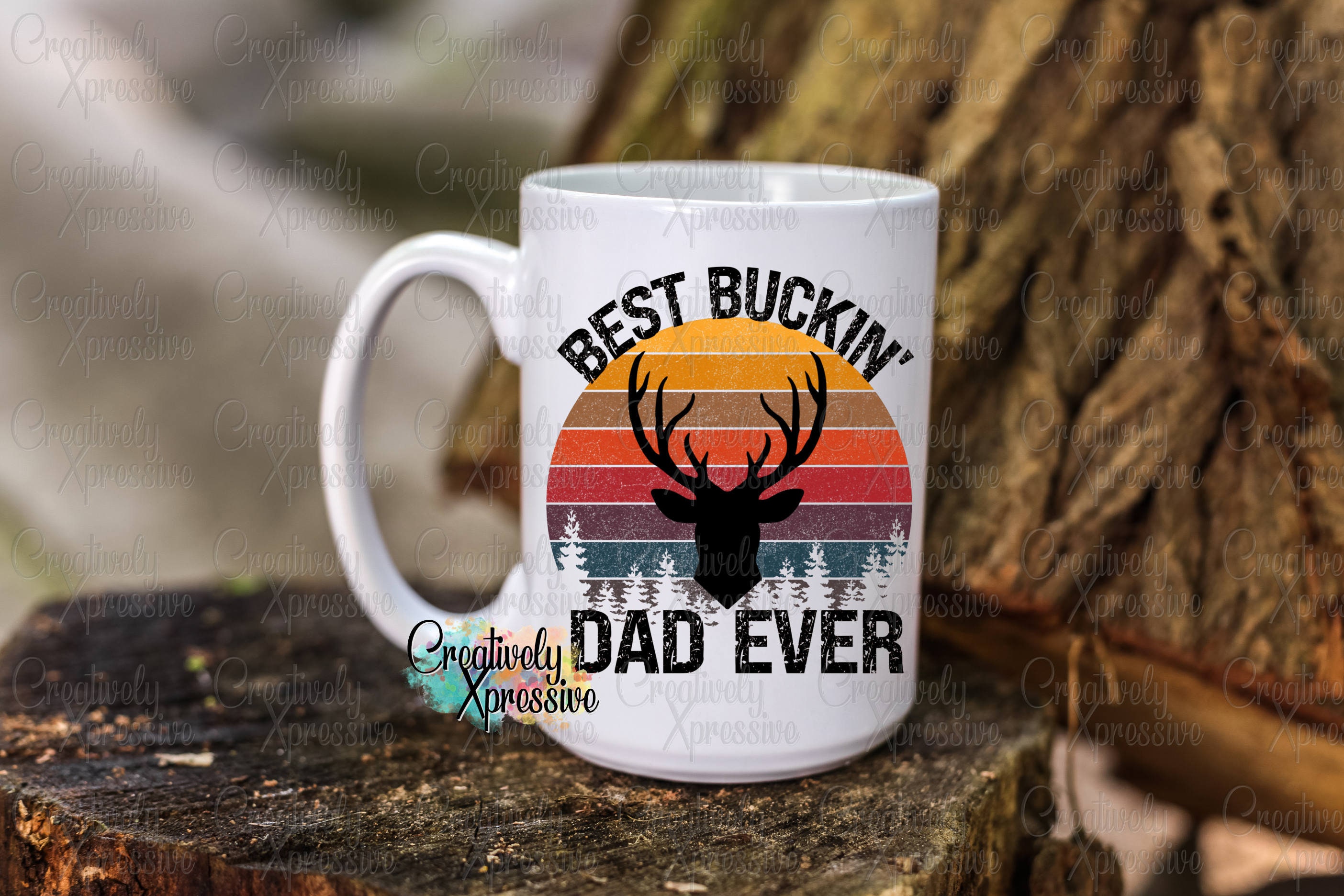 Father's Day, Best Buckin' Dad Ever, Best Dad, Deer, Buck, Hunting Dad ...