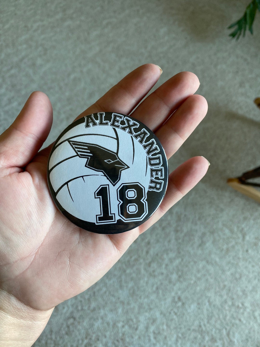 3 Inch Custom Pin - Schools - Sports - Logos - Etsy