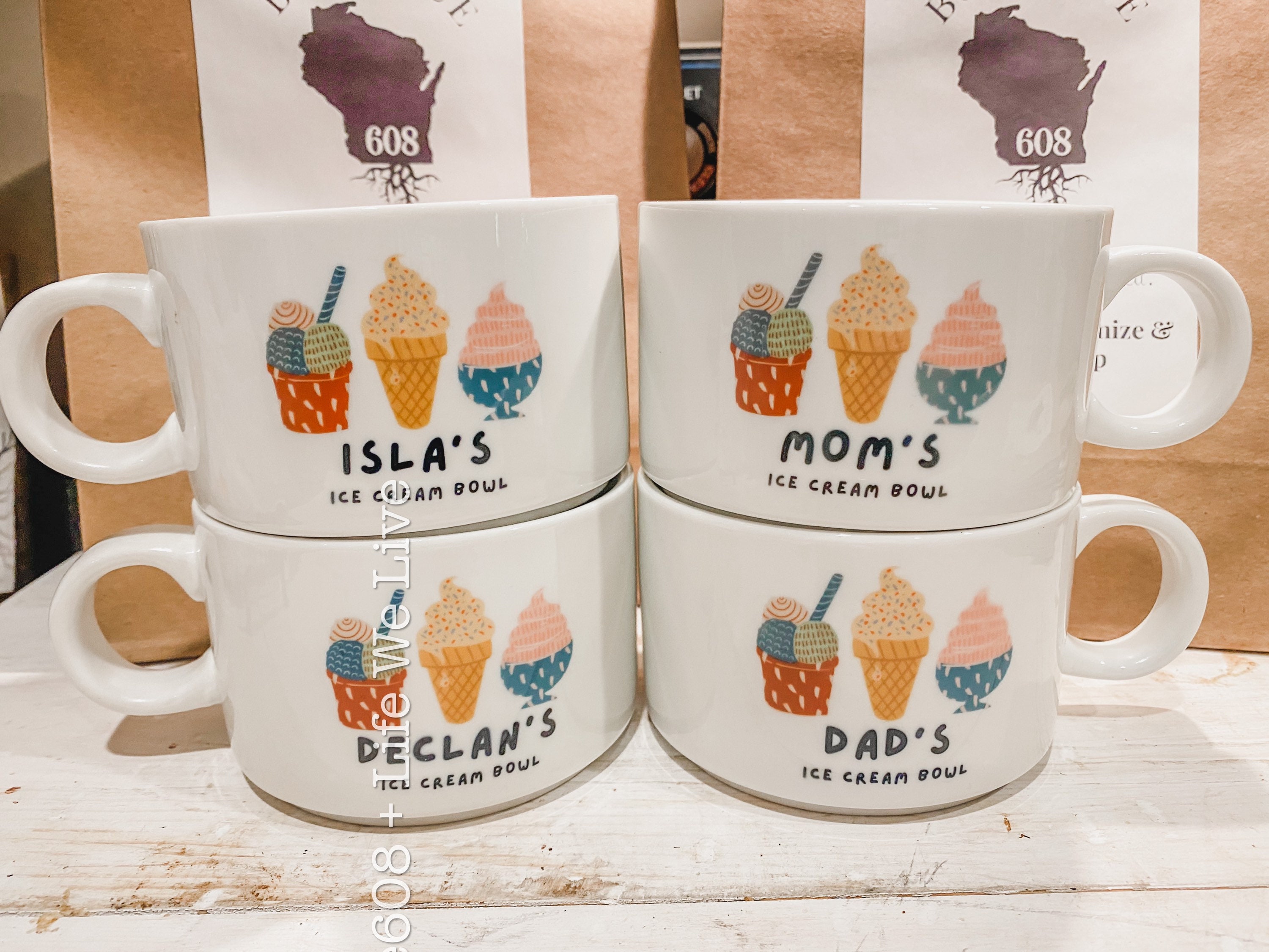 Custom Ice Cream Bowl - Etsy