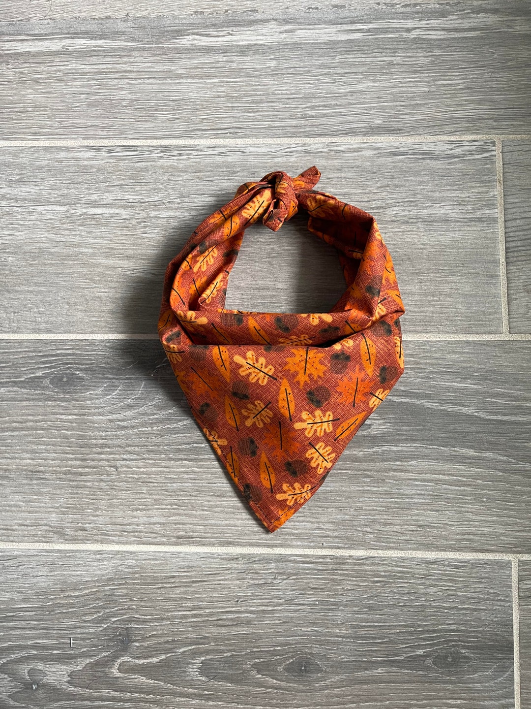 Fall dog bandana, fall leaves, dog bandana, cute dog bandana, tie on ...