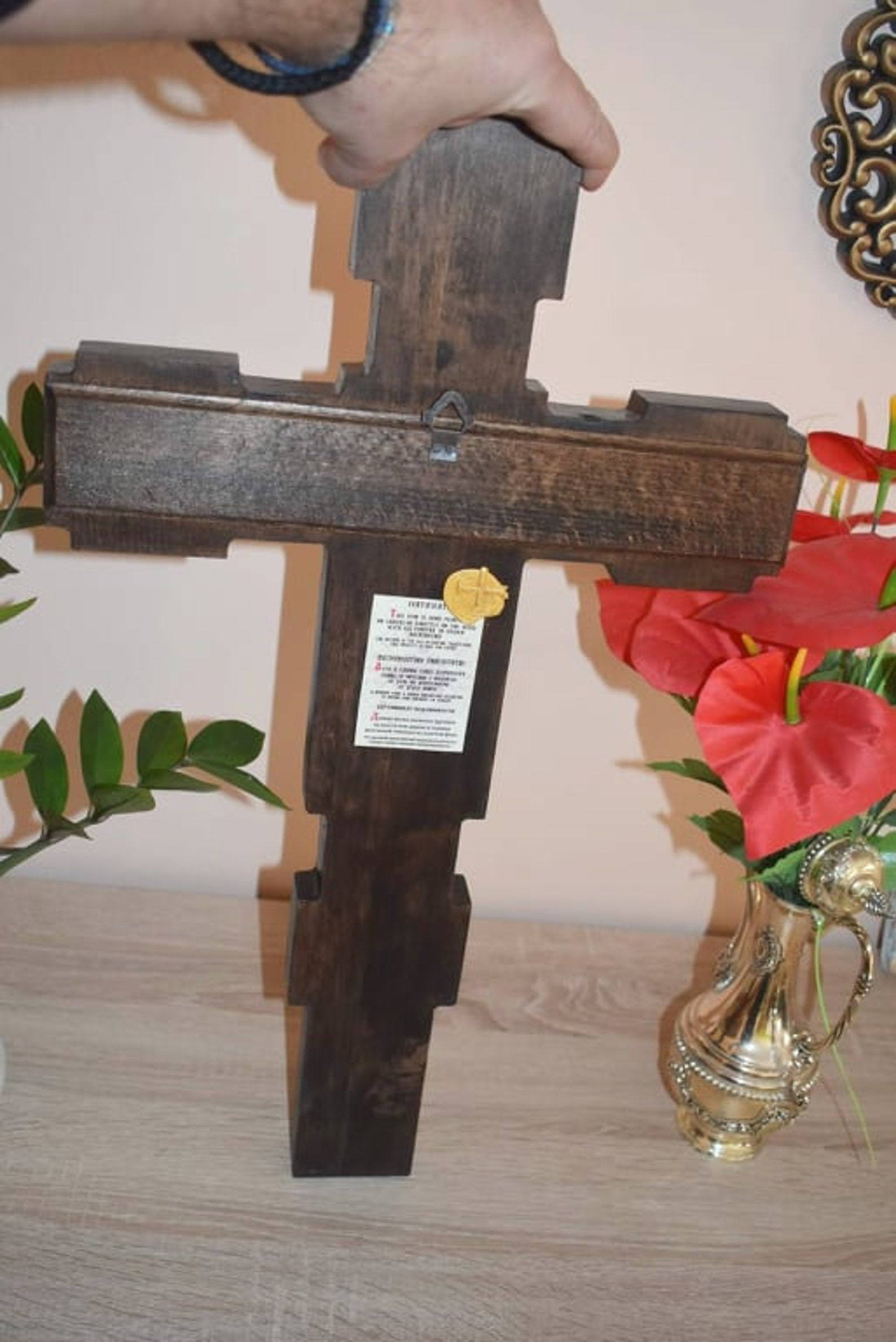 Crucifix Jesus Christ Cross Hand-painted Icon/handpainted - Etsy