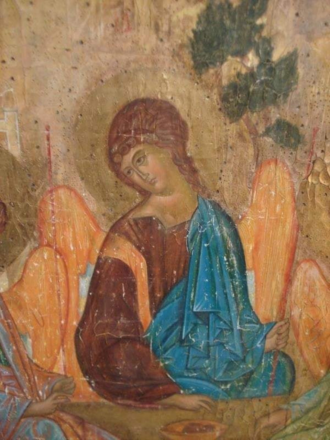 Hand-painted Holy Trinity Icon: Rublev Style Orthodox Art/religious - Etsy