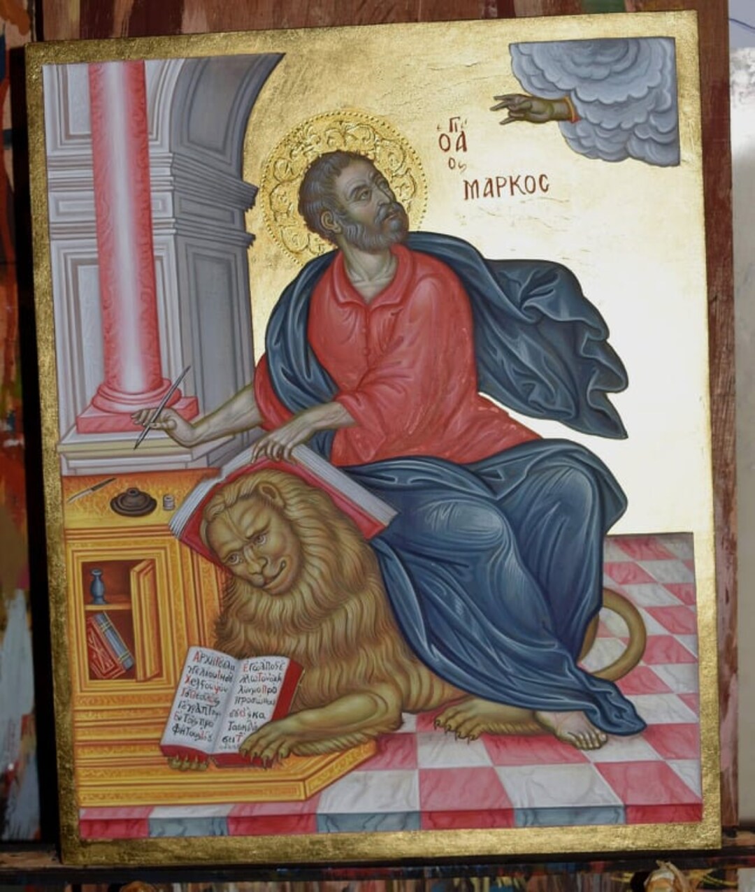 Saint Markos Evangelist the Apostle/emanouil Tzanes/handpainted Icon ...