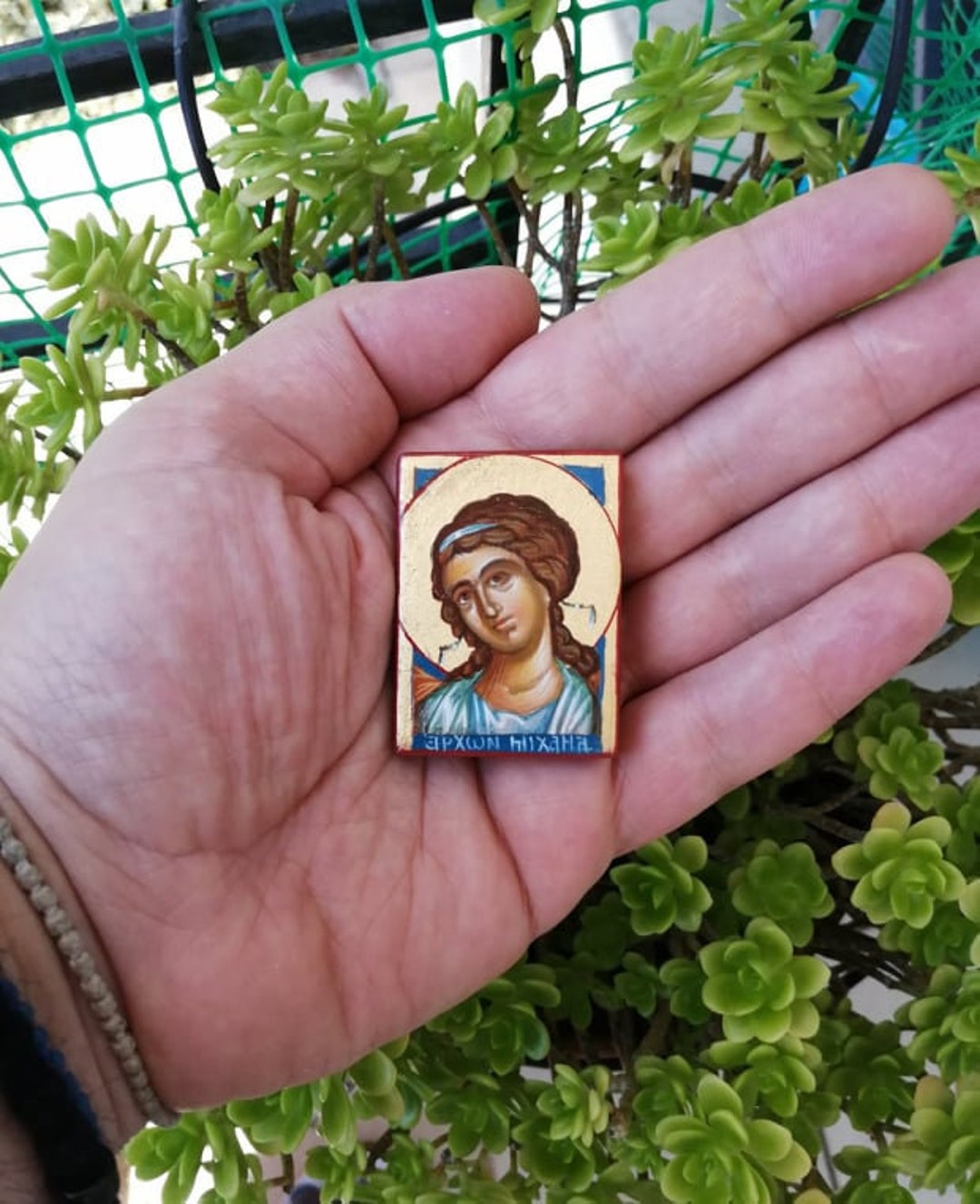 Archangel Michael Orthodox Small Icon/handpainted Icon/orthodox Icons ...