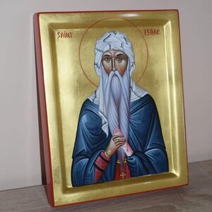 Saint Isaac Icon/handpainted Icon/orthodox Icon/handpainted/greek Icon ...