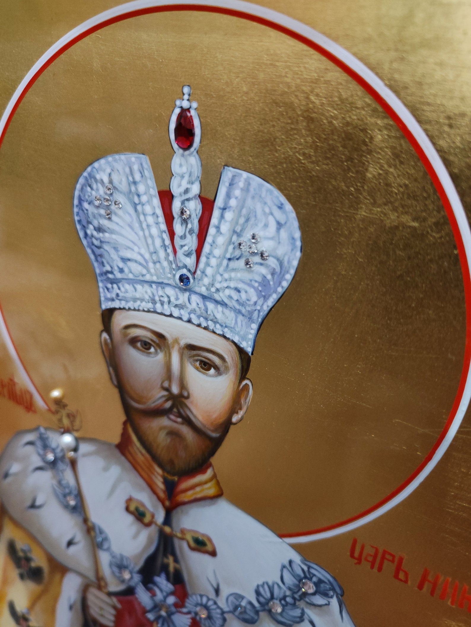 Tsar Nicholas II Icon/handpainted Icon/saint Nikolai II of - Etsy