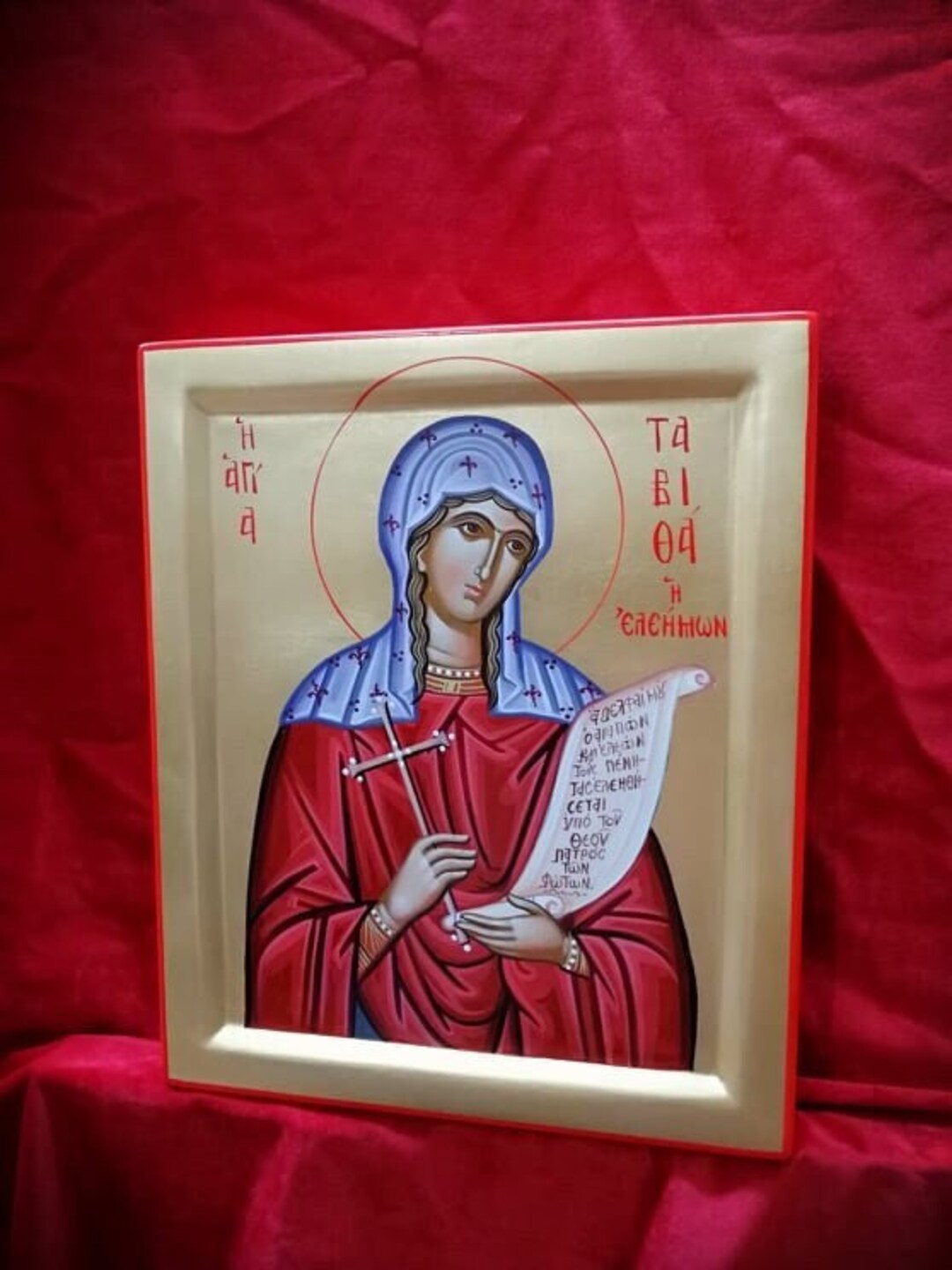 Saint Tabitha Icon/handpainted Icon/byzantine Icon/othodox/handmade ...
