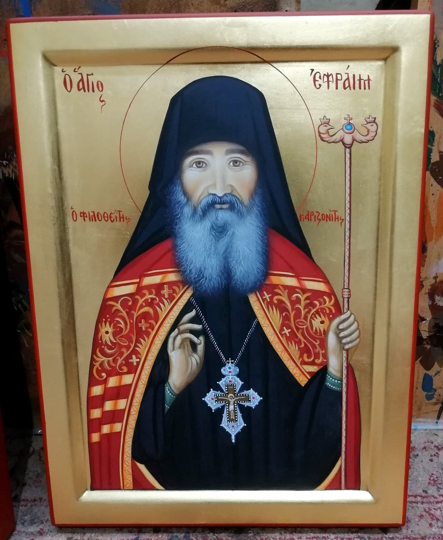 Elder Ephraim of ArizonaMount Athos/orthodox icon/Hand | Etsy