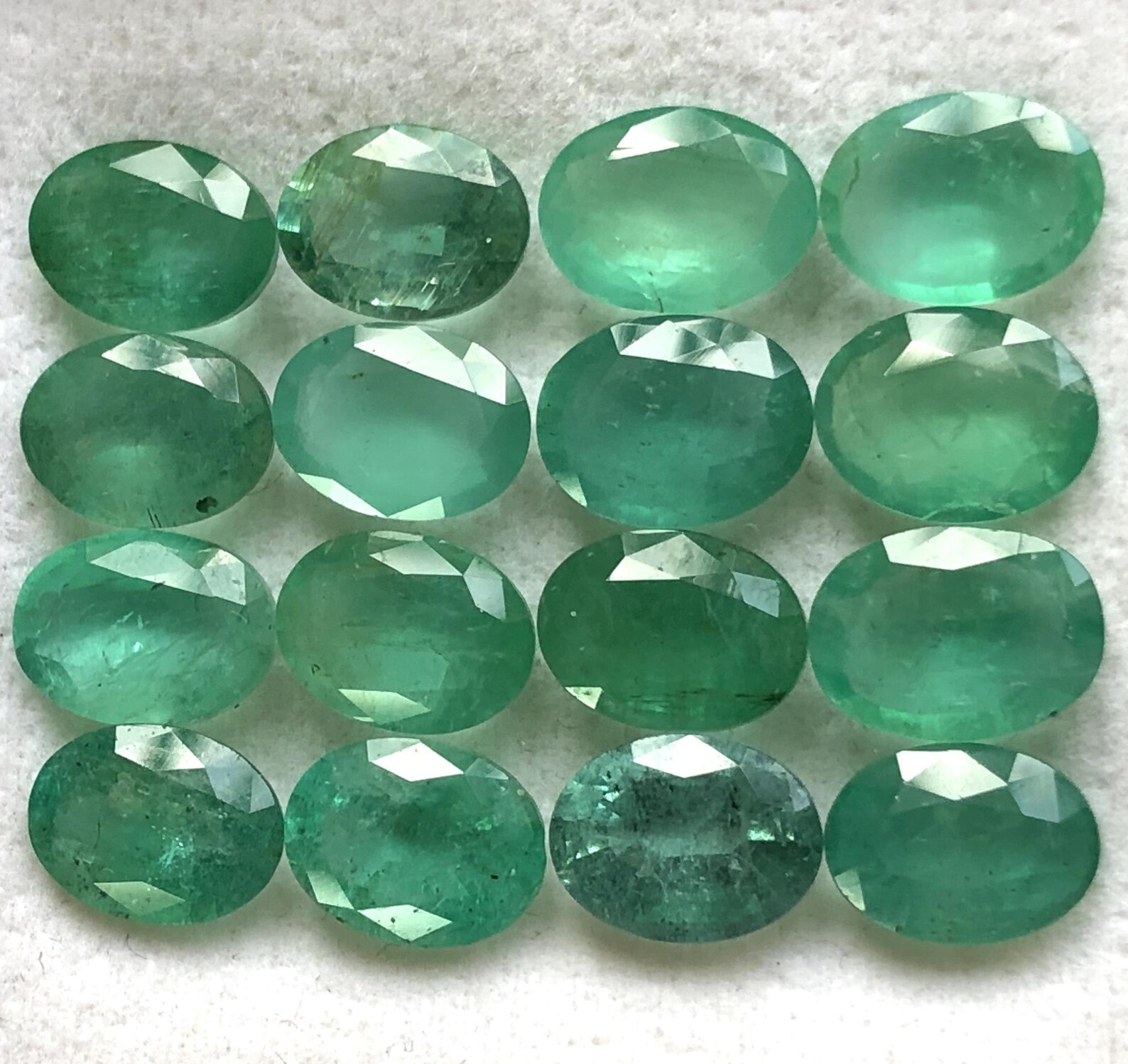 Certified 8x6 Mmpeice5 Natural Emerald Faceted Oval Gemstone - Etsy
