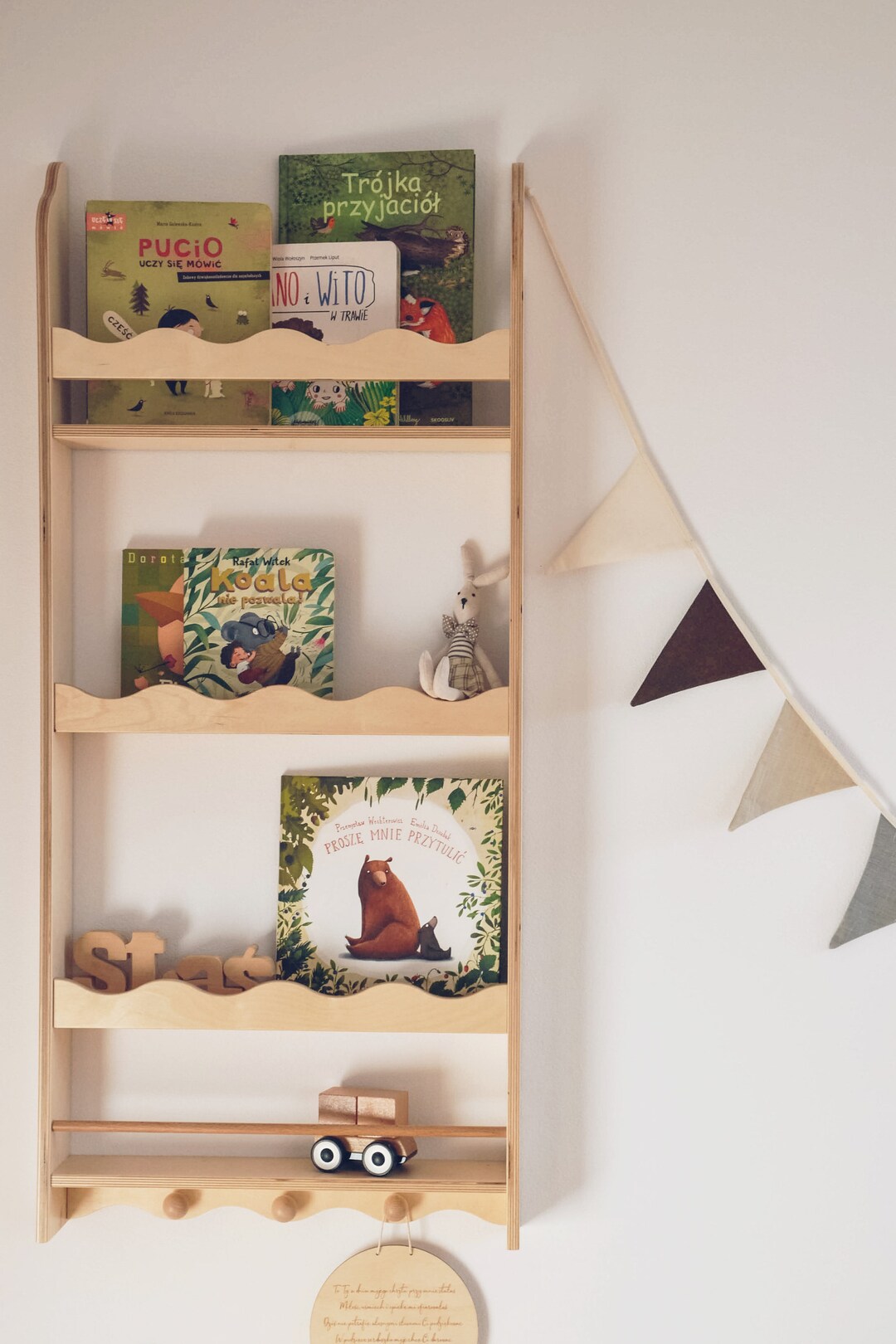 Montessori Bookcase, Shallow Bookshelf, Self Serve - Etsy
