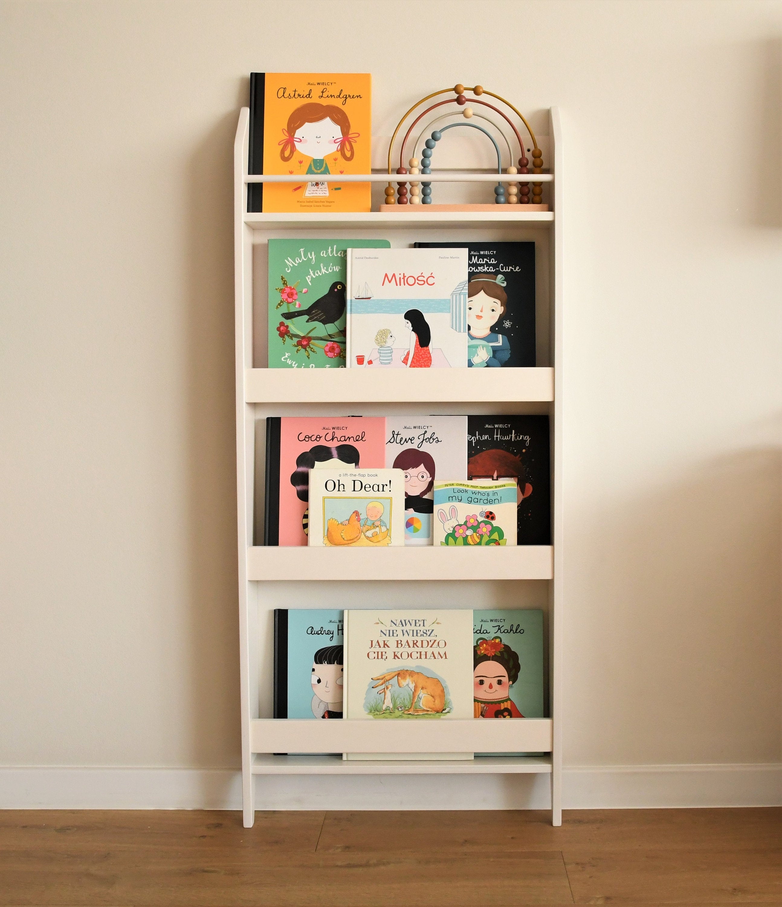 Montessori Wall Shallow Bookcase for Kids Self Serve Book - Etsy