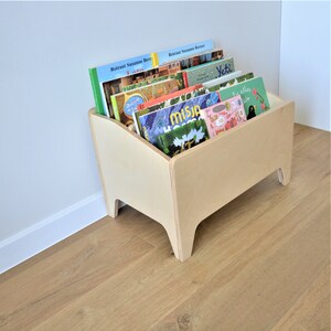 Montessori Bookcase Box Storage Toys Chest Bin Bookshelf - Etsy