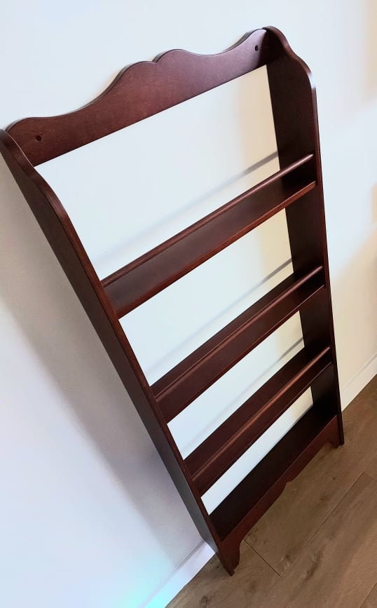 Montessori Bookcase Shallow Bookshelf Self Serve Bookshelf | Etsy