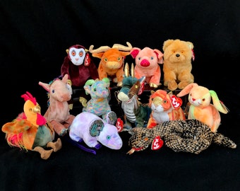 Ty Beanie Babies Choice of Zodiac - Etsy