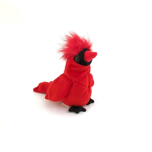 Vintage TY "mac" the Cardinal (1998) Beanie Baby - Etsy