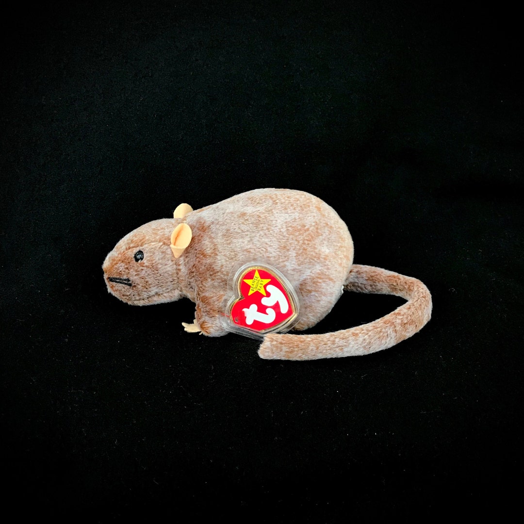 Vintage TY "tiptoe" the Mouse/rat (1999) Beanie Baby - Etsy