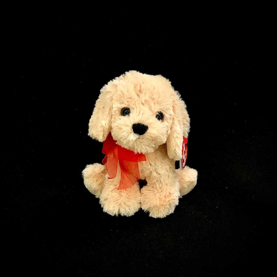 TY "pudding" the Golden Retriever // Beanie Baby - 5.5 Inches - Etsy