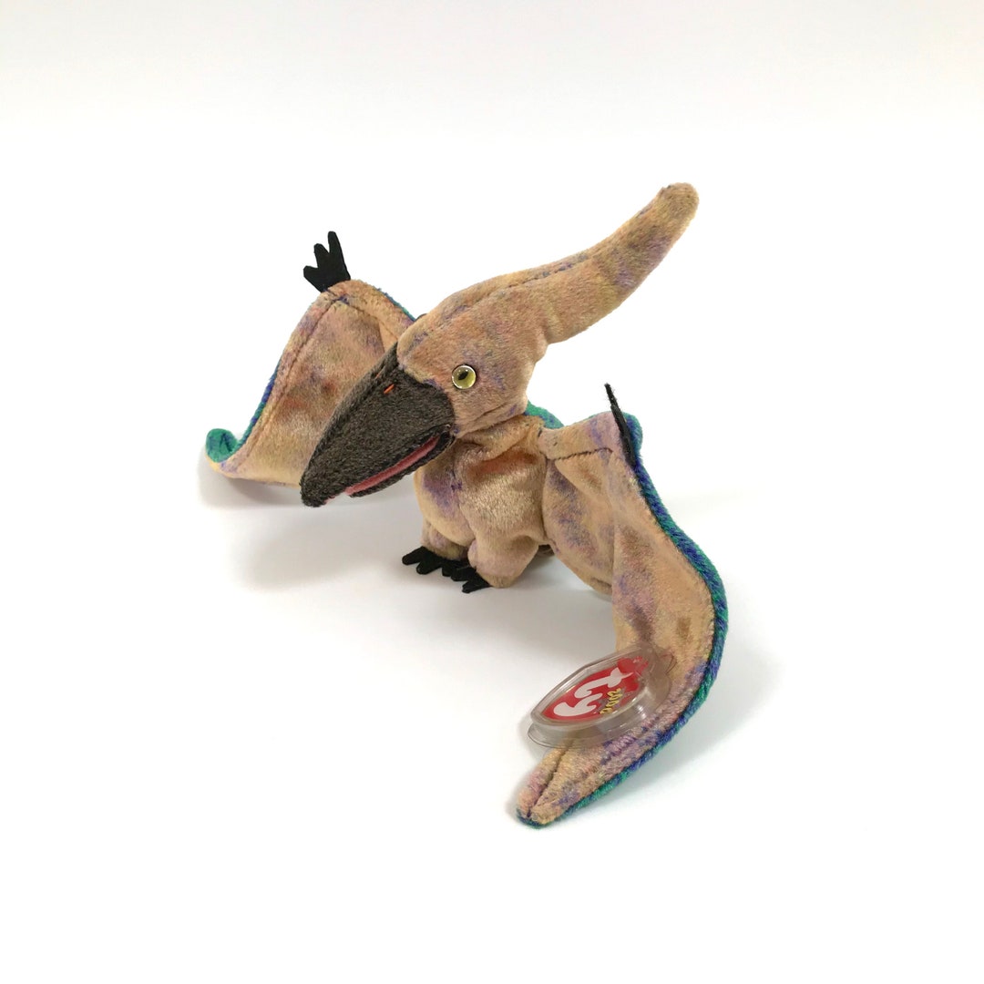 Vintage TY "swoop" the Pterodactyl (2000) Beanie Baby - Etsy