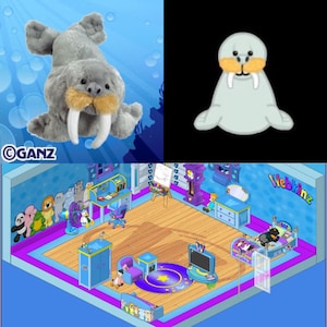 GANZ Webkinz Walrus // New With Sealed Code - Etsy