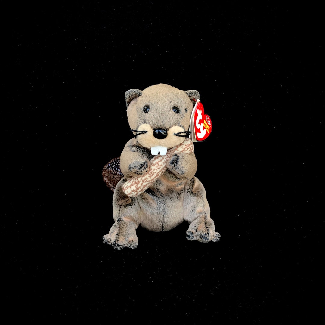 Vintage TY "lumberjack" the Beaver (2003) Beanie Baby - Etsy