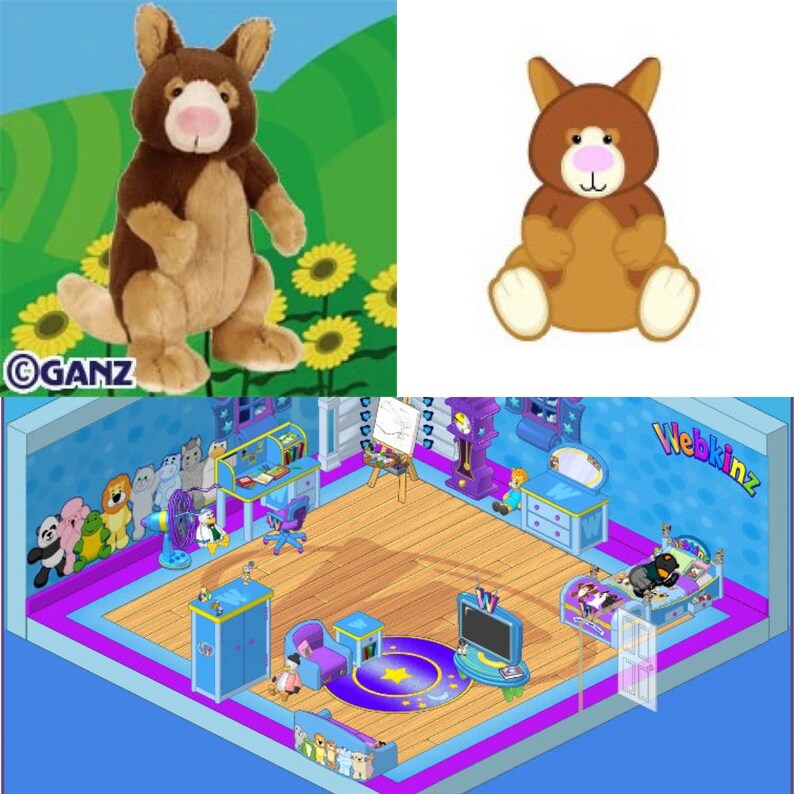 GANZ Webkinz Tree Kangaroo // New With Sealed Code - Etsy