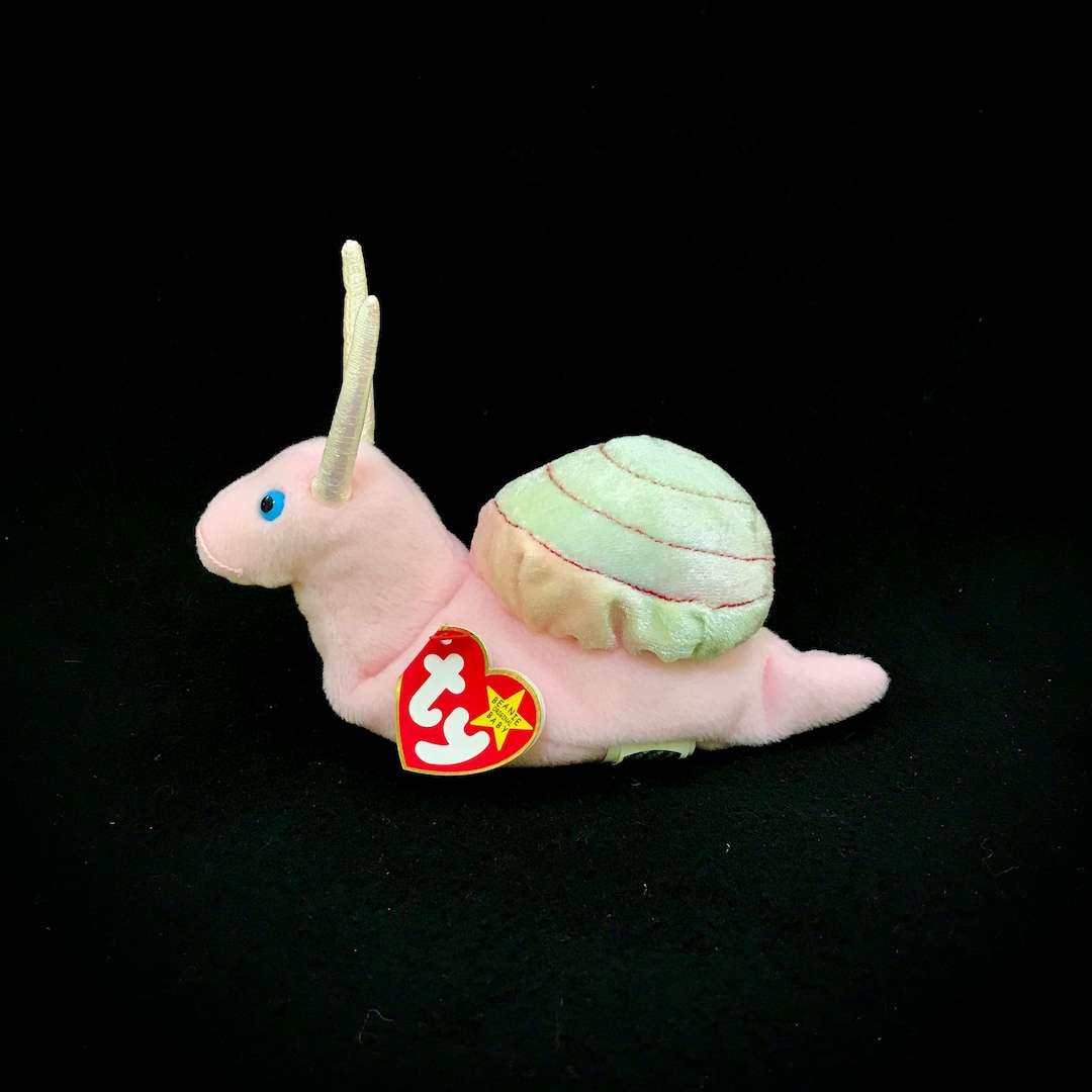 Vintage TY "swirly" the Snail (1999) Beanie Baby - Etsy