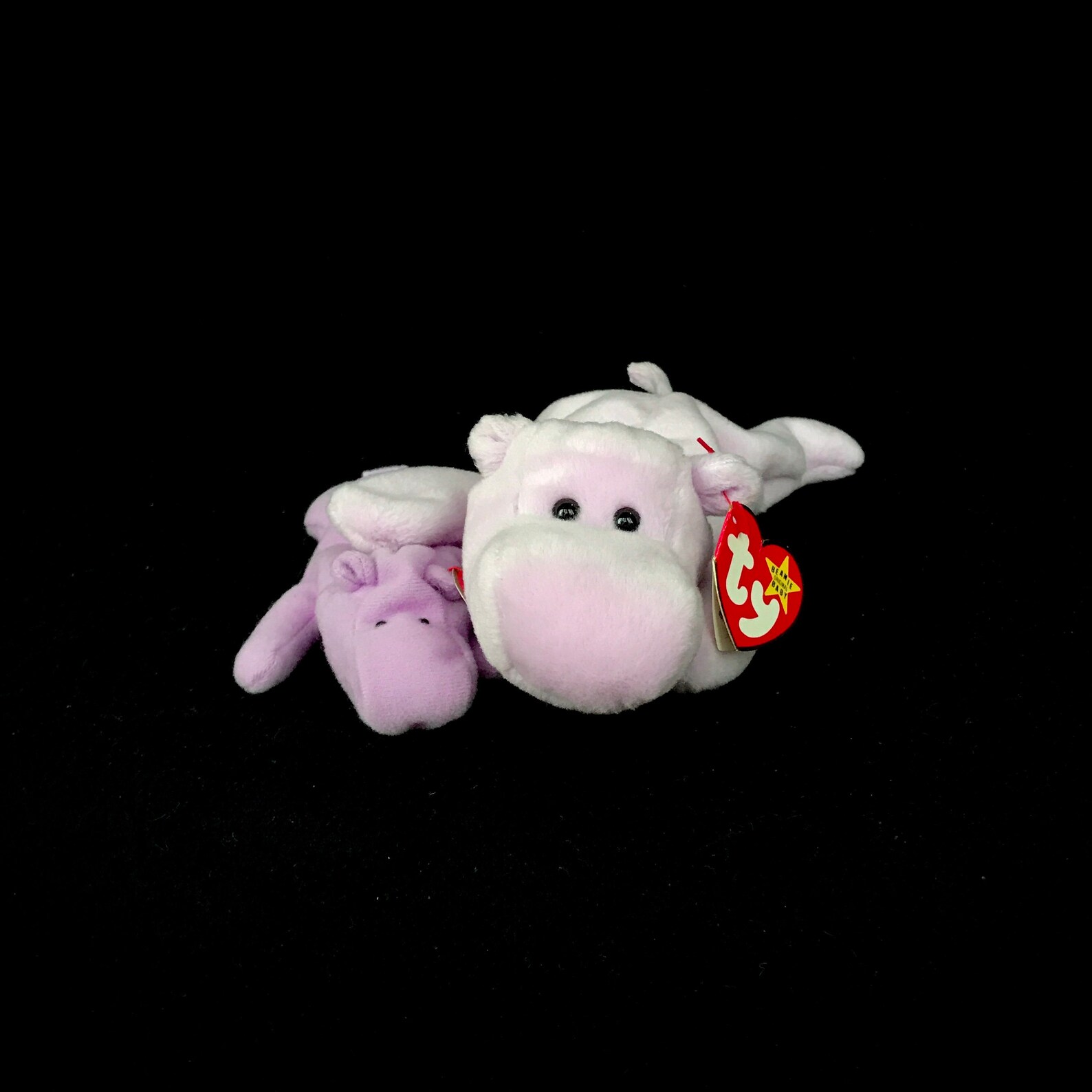 Vintage TY "happy" the Hippo (1994) Beanie Baby - Etsy