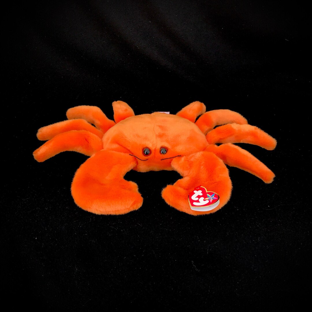 Vintage TY "digger" the Orange Crab (1999) Beanie Buddy - Etsy