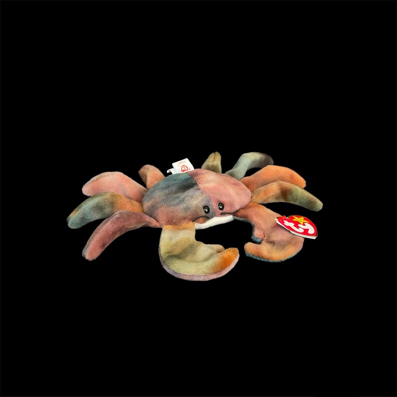 Vintage TY "claude" the Crab (1996) Beanie Baby - Etsy
