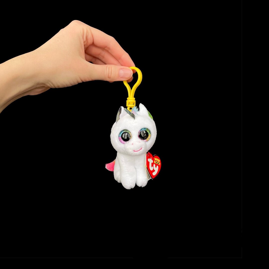 TY Pixy the Unicorn // Beanie Boos Key Clip - Etsy