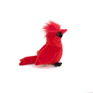 Vintage TY "mac" the Cardinal (1998) Beanie Baby - Etsy