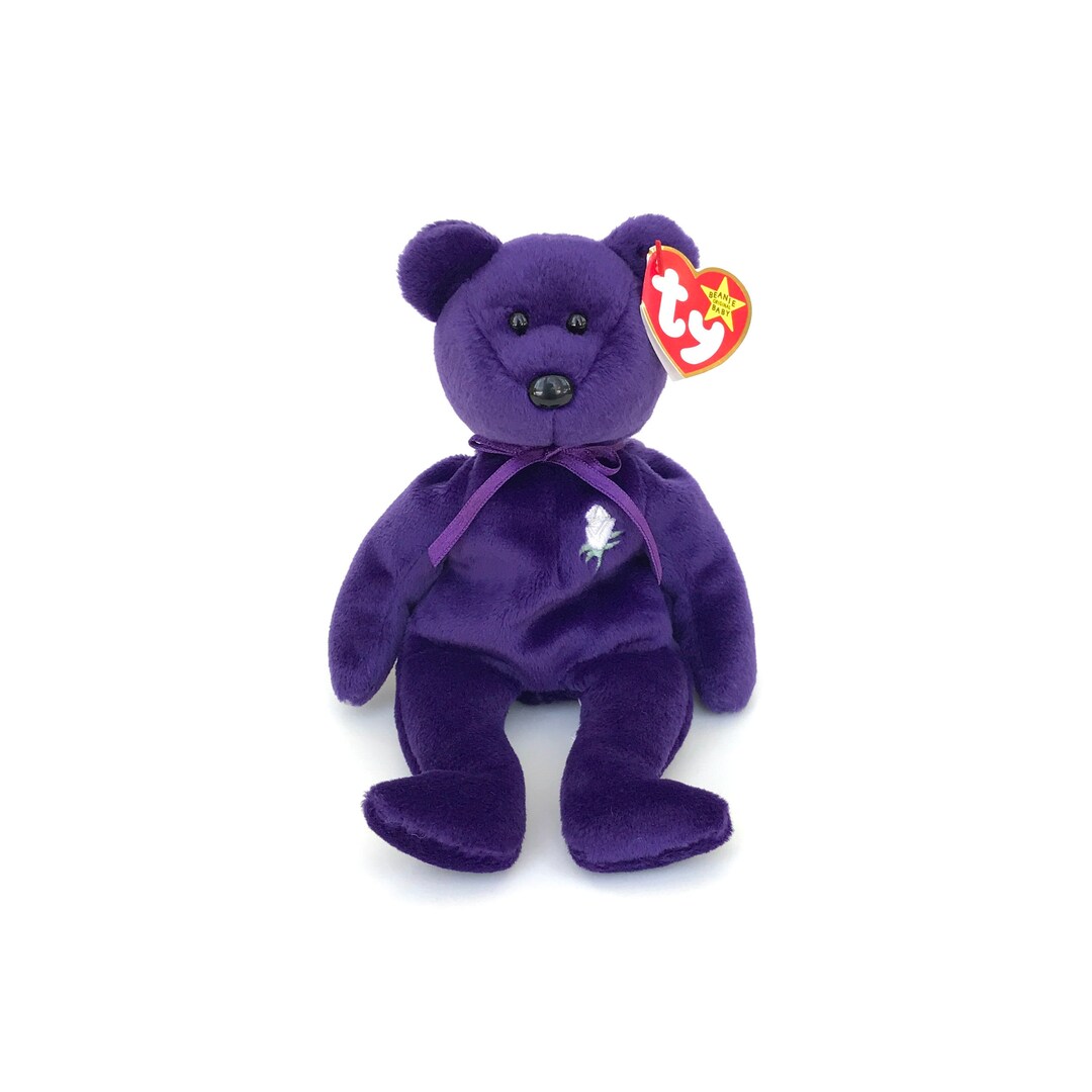 Vintage TY "princess" the Bear (1997) Beanie Baby - Etsy