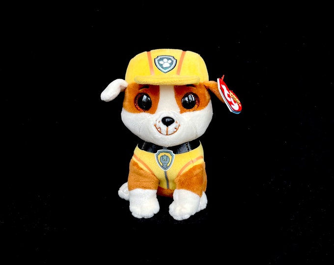 Ty Beanie Boo - Rubble the Dog From Paw Patrol (6in) No Tag - Etsy Canada