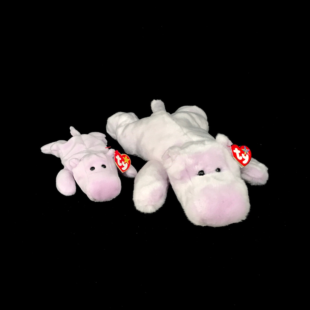 Vintage TY "happy" the Hippo (2000) Beanie Buddy - Etsy