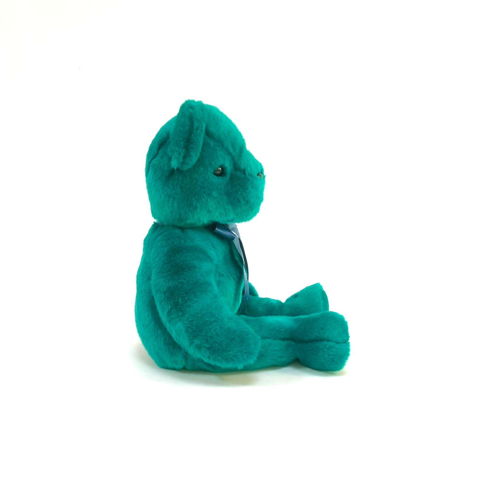 Vintage TY "teddy" the Teal Bear (2000) Beanie Buddy - Etsy
