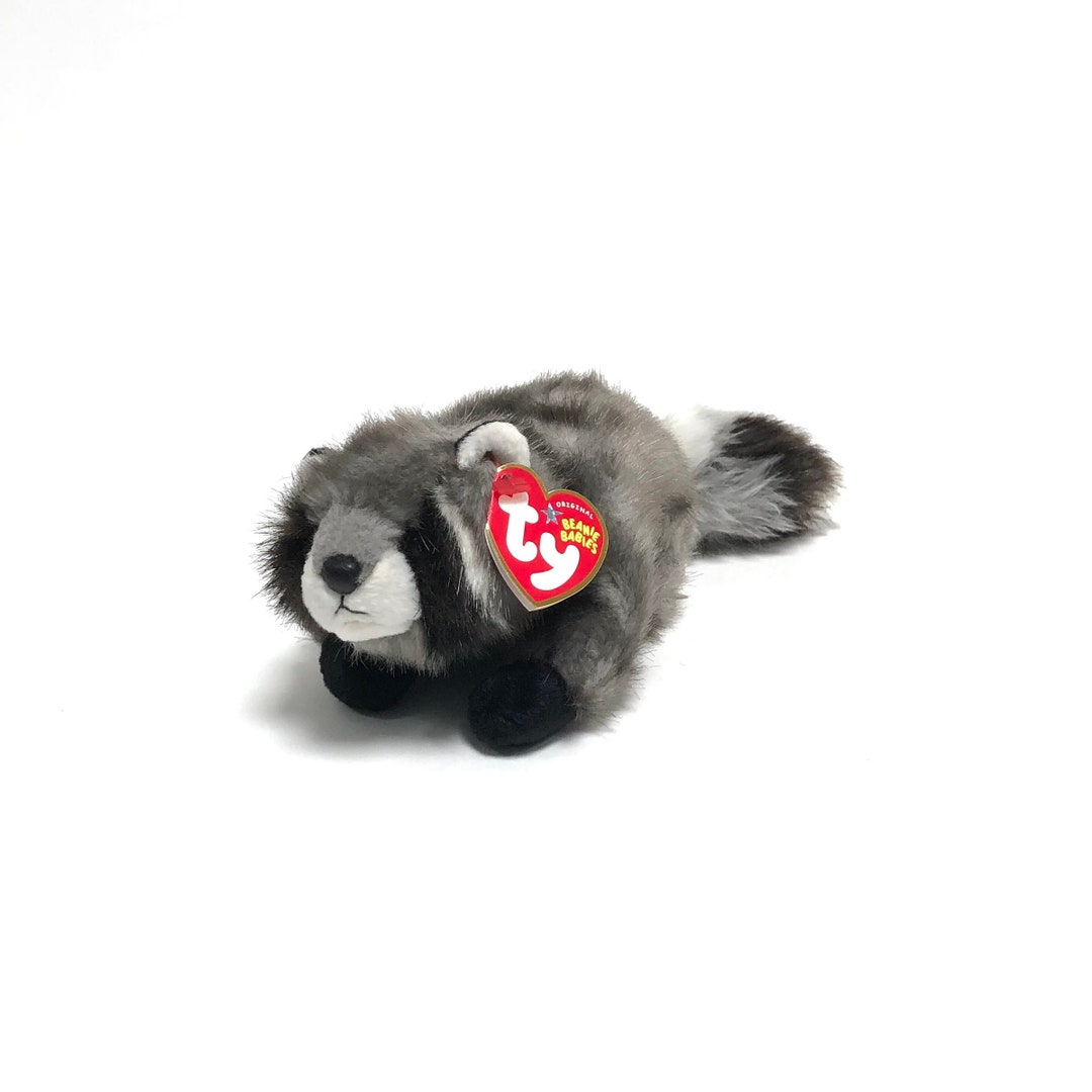 Vintage TY "snoops" the Raccoon (2004) Beanie Baby - Etsy