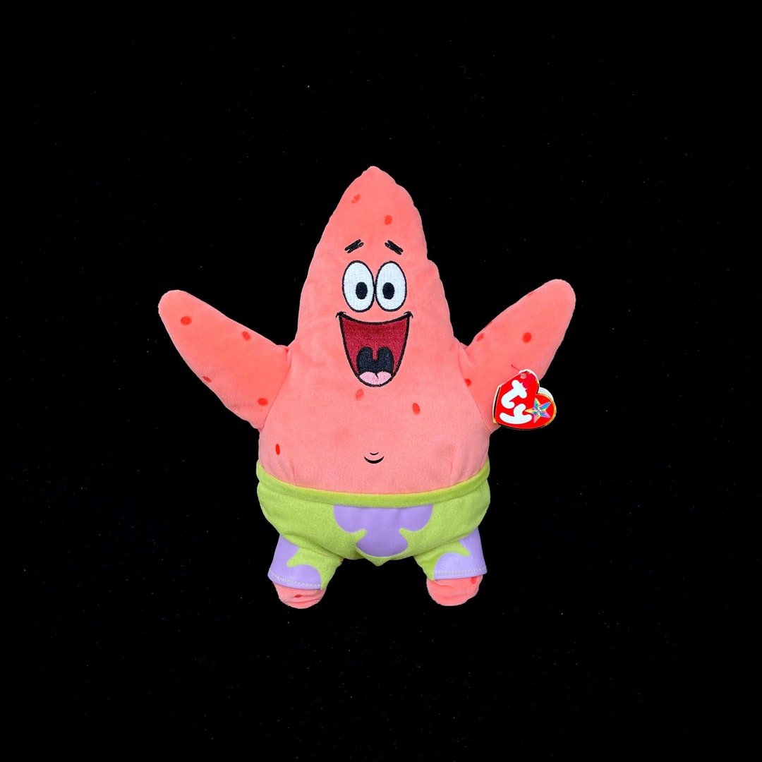 TY "patrick Star" From Spongebob Squarepants // Beanie Buddy - 11 ...