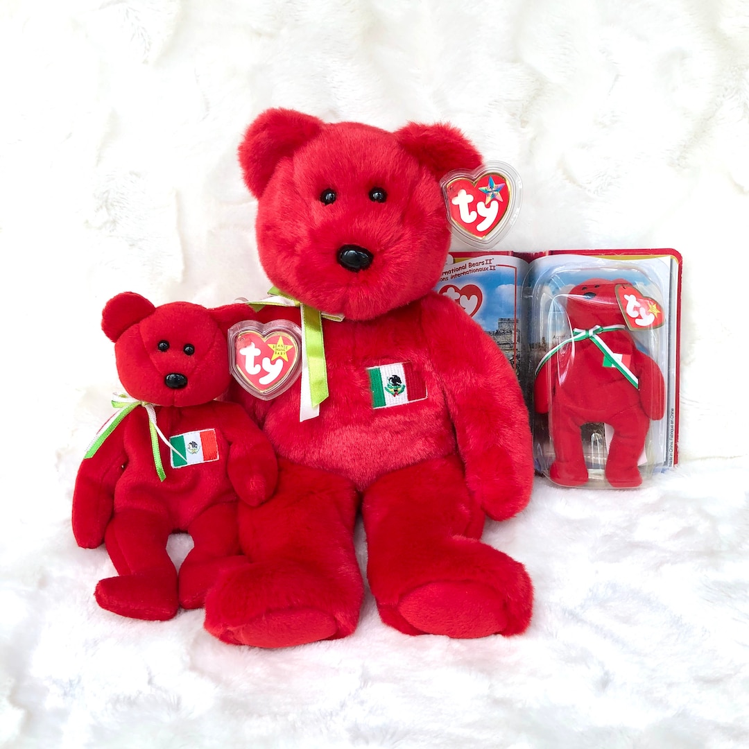 Vintage TY osito the Bear 1999 Beanie Buddy - Etsy