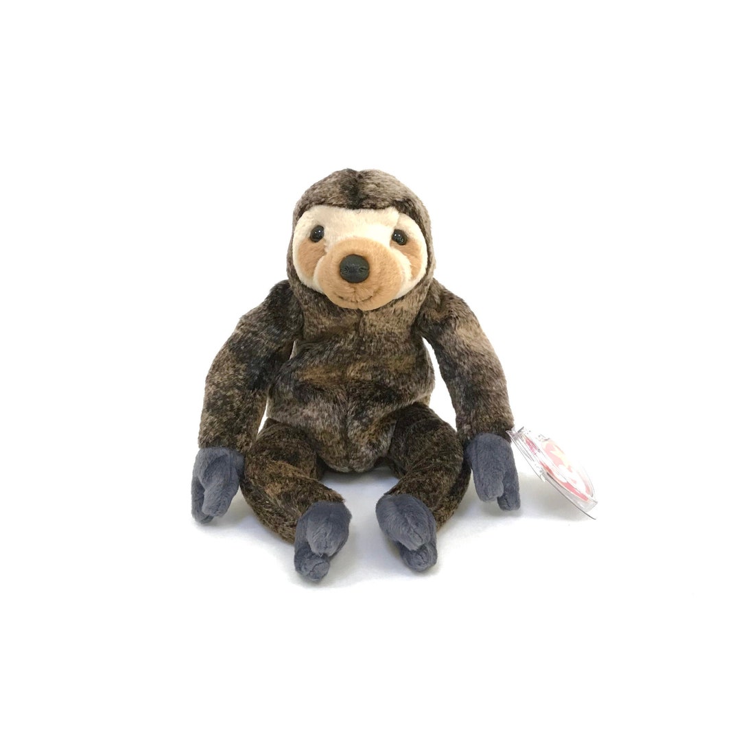 Vintage TY "slowpoke" the Sloth (1999) Beanie Baby - Etsy