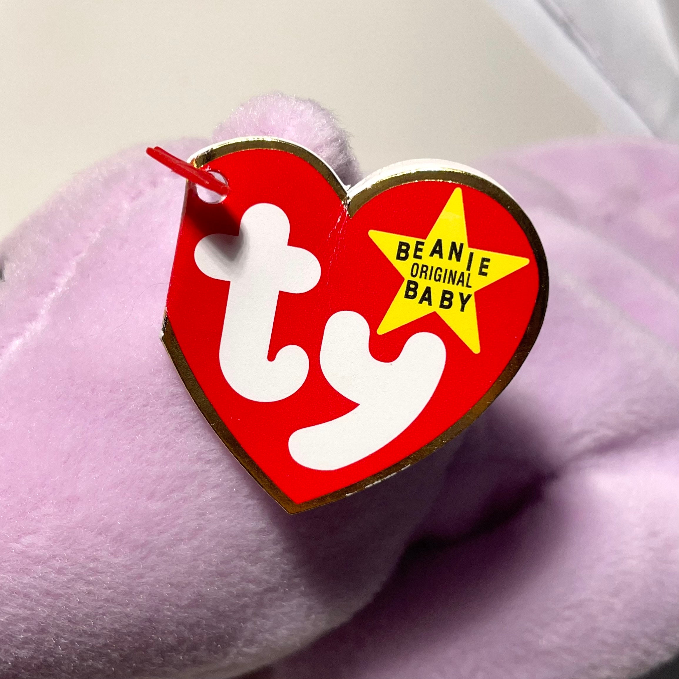 Vintage TY "happy" the Hippo (1994) Beanie Baby - Etsy