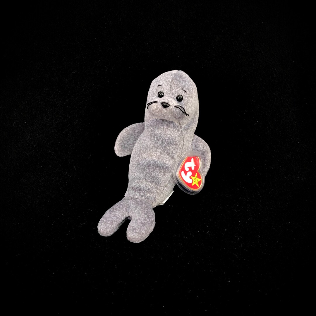 Vintage TY "slippery" the Seal (1998) Beanie Baby - Etsy