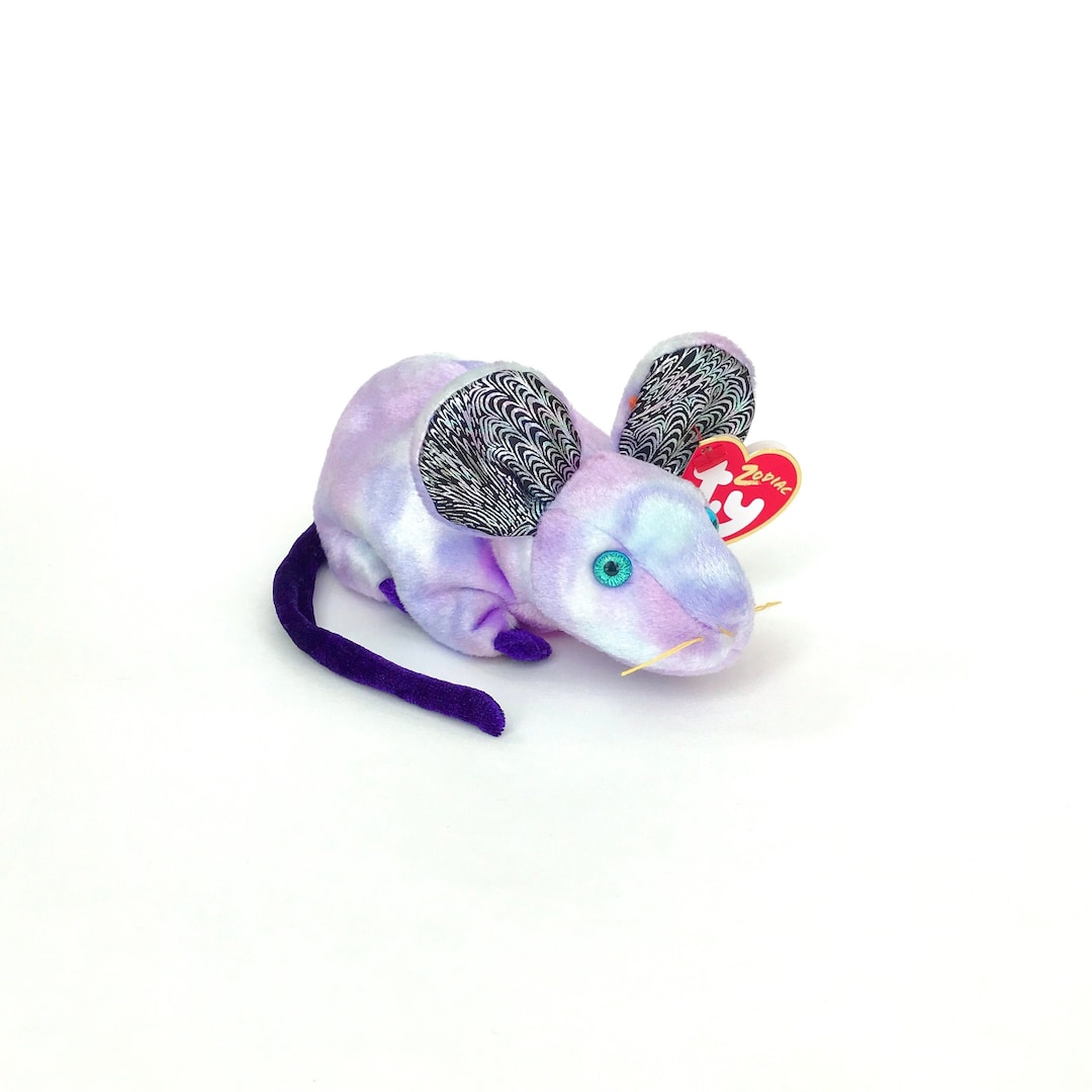 Vintage TY Zodiac "rat" (2000) Beanie Baby - Etsy
