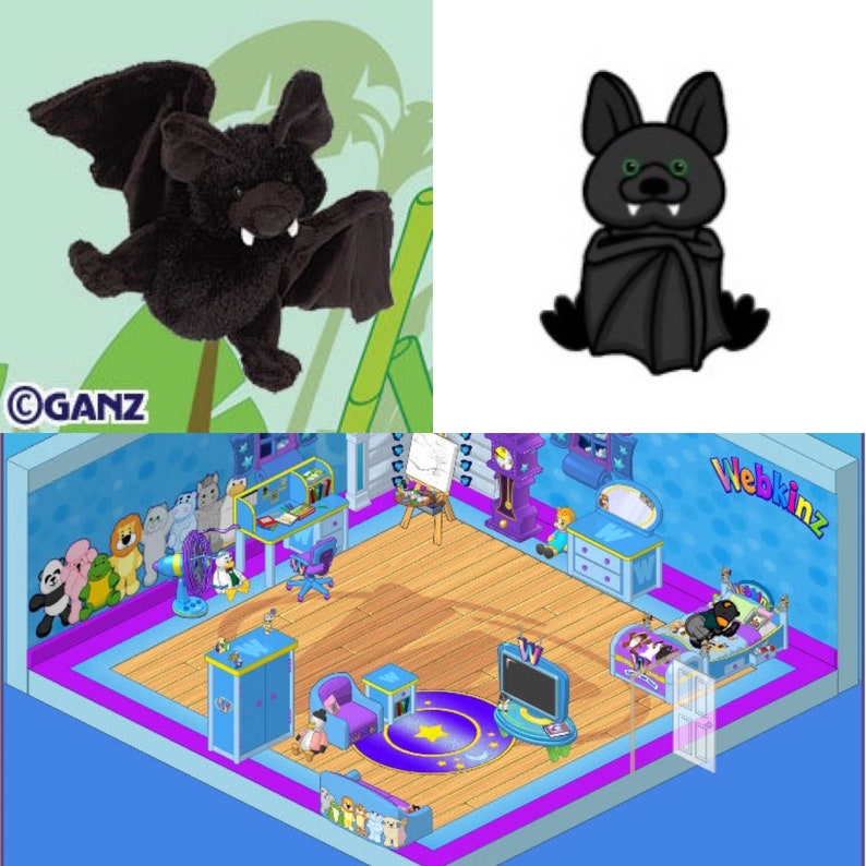 GANZ Webkinz Bat // New With Sealed Code - Etsy