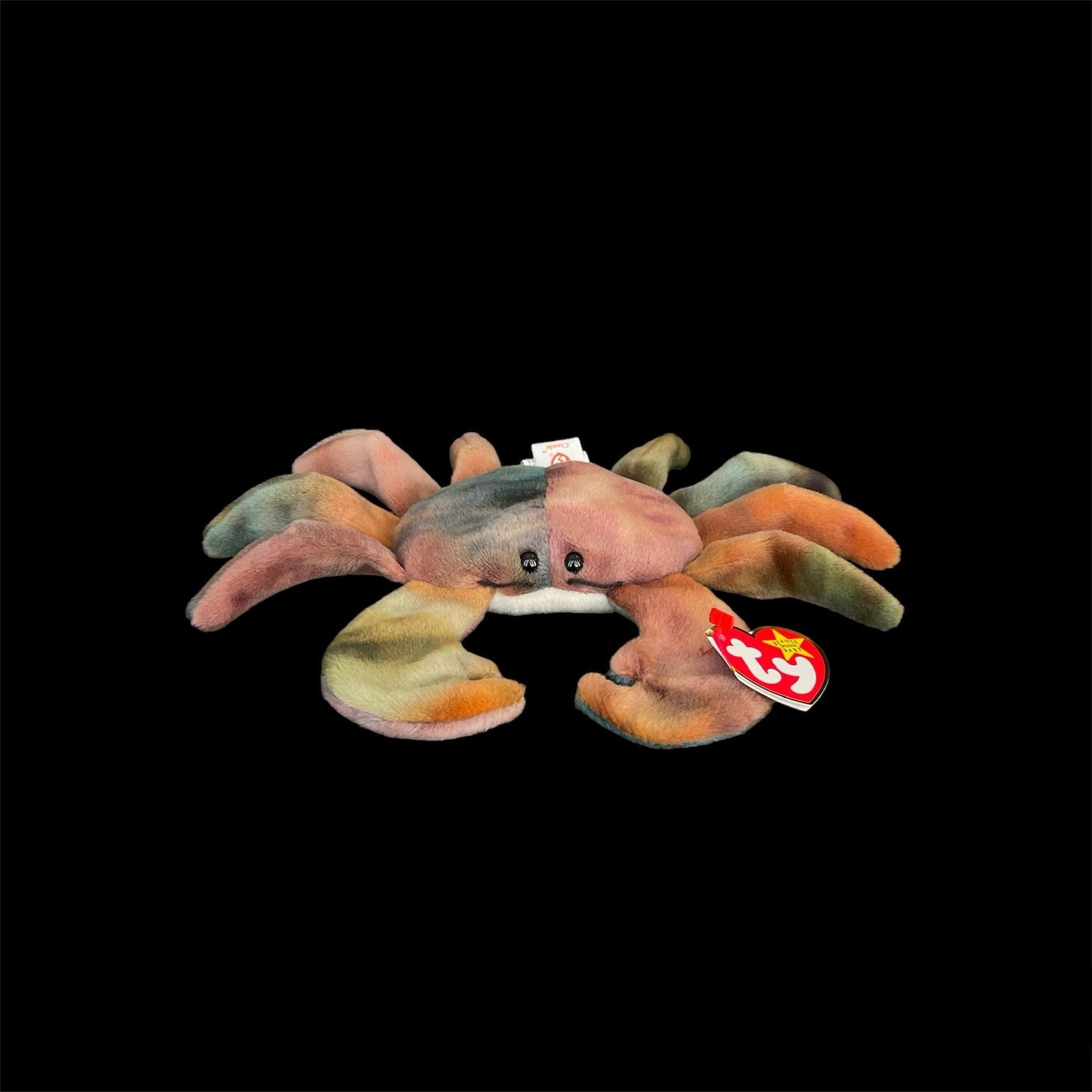 Vintage TY "claude" the Crab (1996) Beanie Baby - Etsy