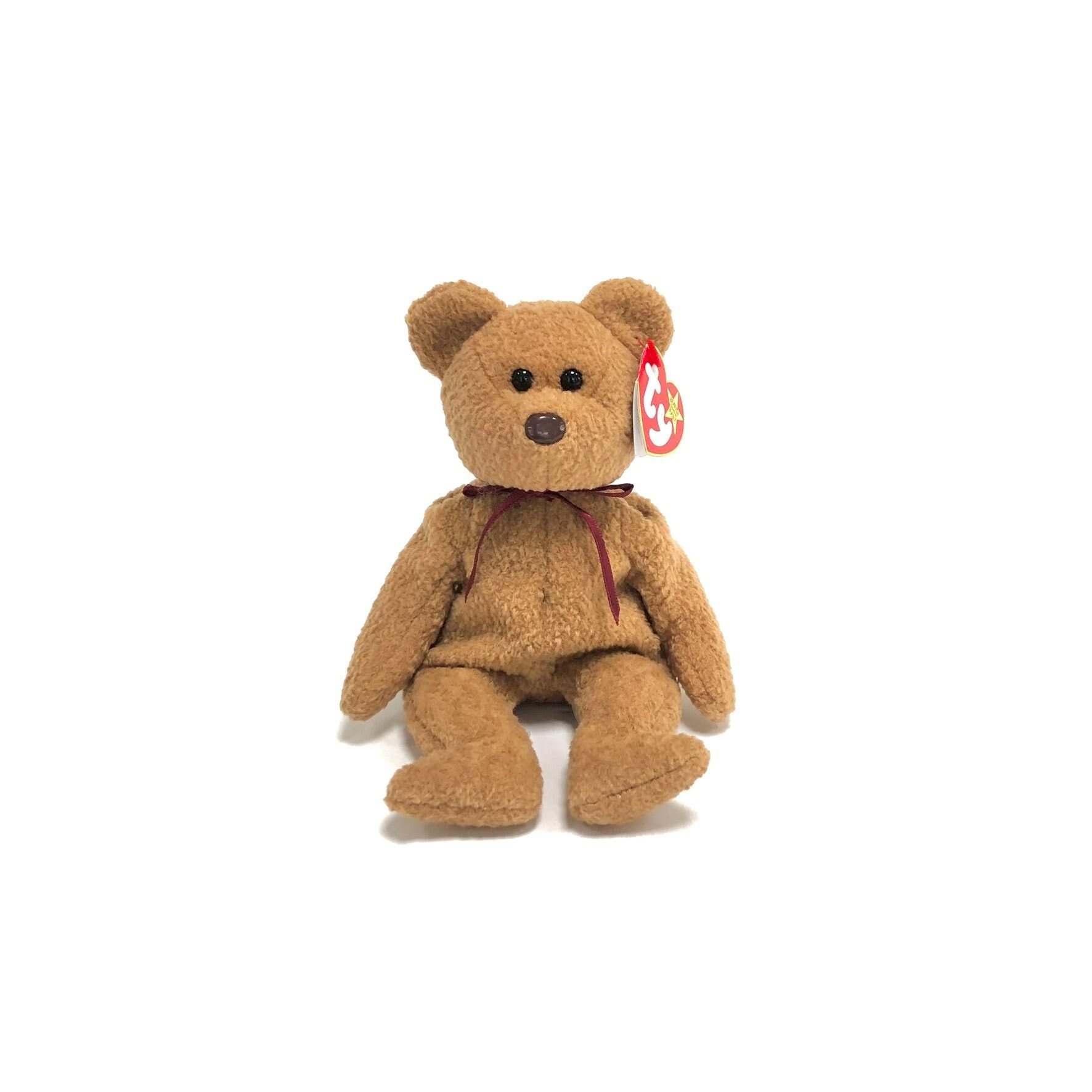 Vintage TY curly the Bear 1996 Beanie Baby Etsy UK